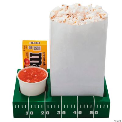 9 1/2" x 6" Football Party Cardstock Snack Food Trays - 12 Pc ...