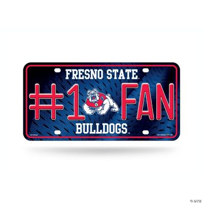 NCAA Fresno State Bulldogs License Plate