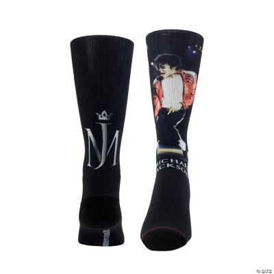 Michael Jackson Socks Dye-Sublimated Toe Stand 1 Pair