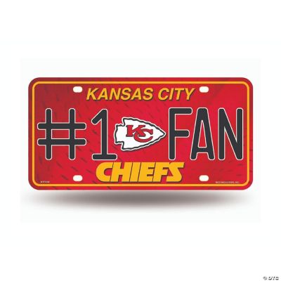 NFL Kansas City Chiefs License Plate | Oriental Trading