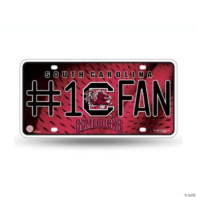 NCAA South Carolina Gamecocks License Plate | Oriental Trading