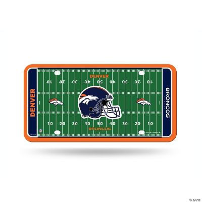 NFL Denver Broncos Field License Plate | Oriental Trading
