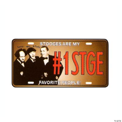 3 Stooges License Plate