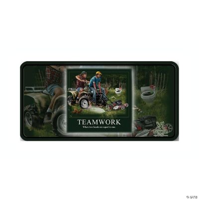 Teamwork License Plate