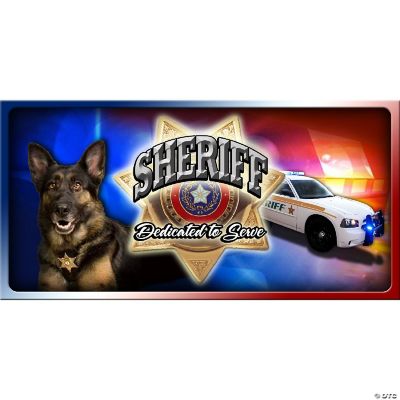 Sheriff License Plate | Oriental Trading