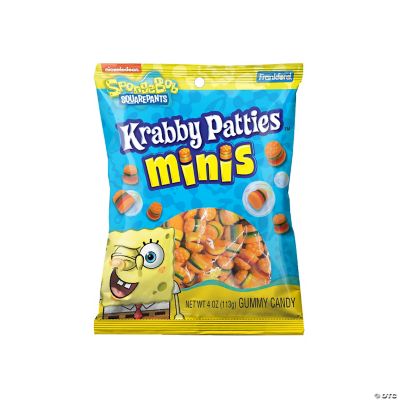 48 oz. SpongeBob SquarePants™ Krabby Patties Minis Gummy Candy - 12 Pc ...