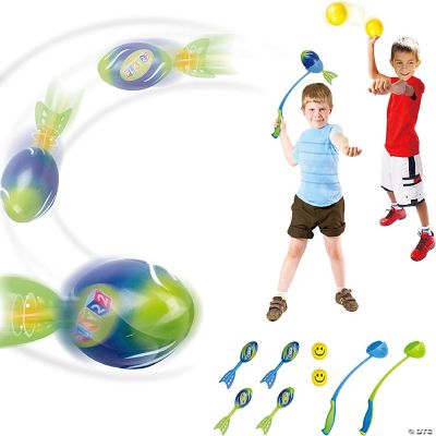 Foam Missile Football Launcher Set of 8 Flying Toys - Includes 2 ...
