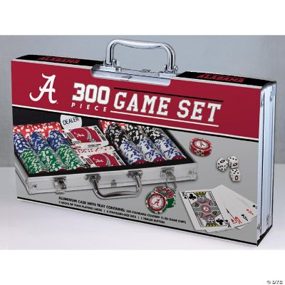 Alabama Crimson Tide 300 Piece Poker Set | Oriental Trading