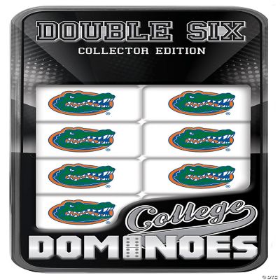 Officially Licensed NCAA Florida Gators 28 Piece Dominoes Game ...