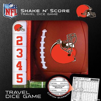Officially Licensed NFL Cleveland Browns Shake N Score Dice Game ...