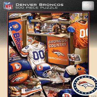 Denver Broncos - Locker Room 500 Piece Jigsaw Puzzle | Oriental Trading
