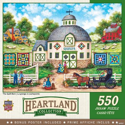 MasterPieces Heartland - The Quilt Barn 550 Piece Jigsaw Puzzle ...