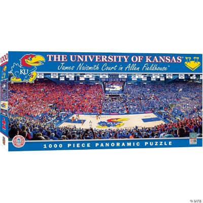 MasterPieces Sports Panoramic Puzzle - NCAA Kansas Jayhawks Basketball ...