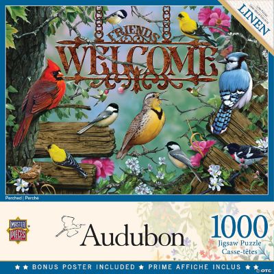 MasterPieces Audubon - Perched 1000 Piece Jigsaw Puzzle for Adults ...