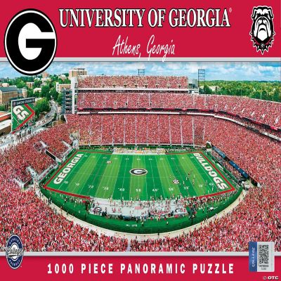 MasterPieces Sports Panoramic Puzzle - NCAA Georgia Bulldogs Center ...