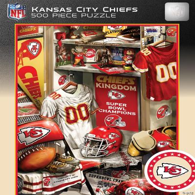 Kansas City Chiefs - Locker Room 500 Piece Jigsaw Puzzle | Oriental Trading