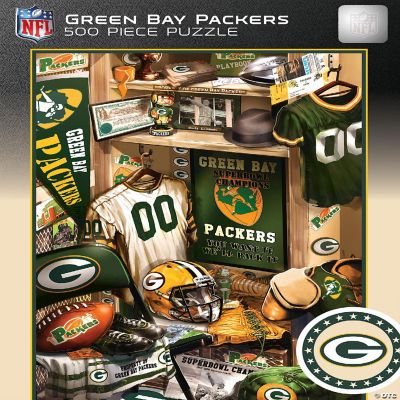 Green Bay Packers - Locker Room 500 Piece Jigsaw Puzzle | Oriental Trading