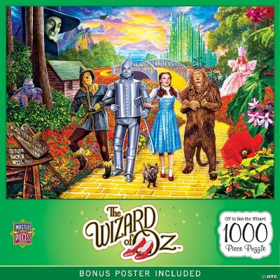 MasterPieces The Wizard of Oz - Off to See the Wizard 1000 Piece Puzzle ...