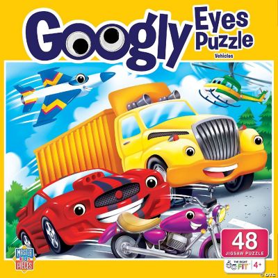 MasterPieces Googly Eyes - Vehicles 48 Piece Jigsaw Puzzle for Kids ...