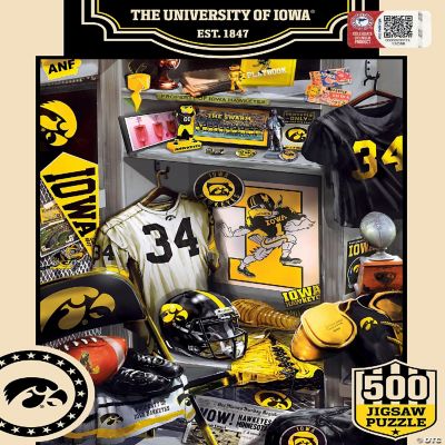 Iowa Hawkeyes - Locker Room 500 Piece Jigsaw Puzzle | Oriental Trading