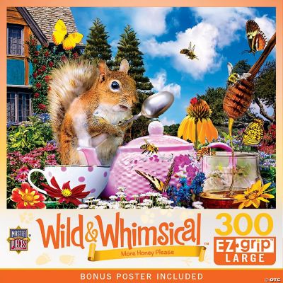 MasterPieces Wild & Whimsical - More Honey Please 300 Piece EZ Grip Puzzle | Oriental Trading