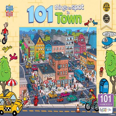 MasterPieces 101 Things to Spot in Town - 101 Piece Jigsaw Puzzle ...