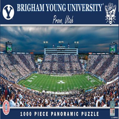 MasterPieces Sports Panoramic Puzzle - NCAA BYU Cougars Center View ...