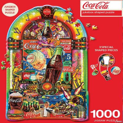 MasterPieces Coca-Cola Jukebox 1000 Piece Shaped Jigsaw Puzzle ...