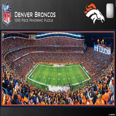 Denver Broncos - 1000 Piece Panoramic Jigsaw Puzzle - Center View ...