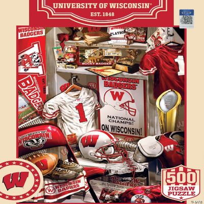 Wisconsin Badgers - Locker Room 500 Piece Jigsaw Puzzle | Oriental Trading
