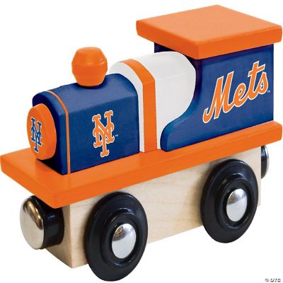 Officially Licensed MLB New York Mets Wooden Toy Train Engine For Kids ...