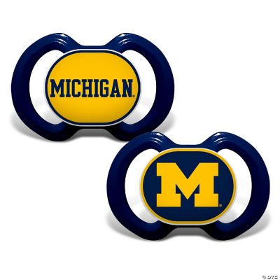 Michigan Wolverines - Pacifier 2-Pack | Oriental Trading