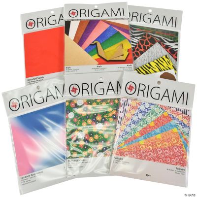 Sax Origami Paper School Pack, Assorted Patterns and Colors, 265 Sheets ...