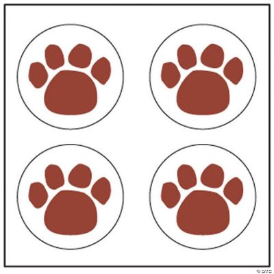 Creative Shapes Etc. - Incentive Stickers - Paw Print