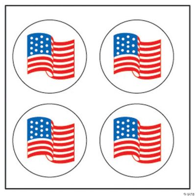 Creative Shapes Etc. - Incentive Stickers - Flag | Oriental Trading