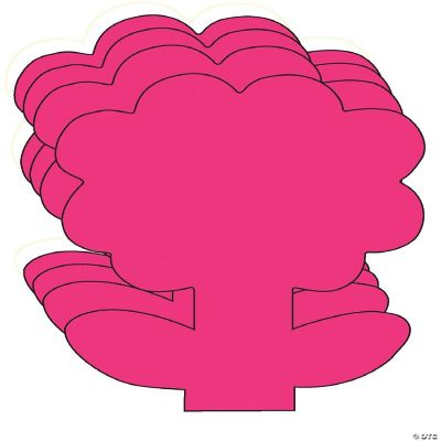 Creative Shapes Etc. - Large Single Color Construction Paper Craft Cut ...