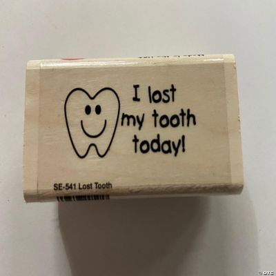Creative Shapes Etc. - Teacher's Stamp - Lost Tooth | Oriental Trading