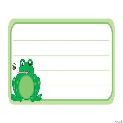 Creative Shapes Etc. - Nametag - Frog | Oriental Trading
