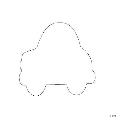 Creative Shapes Etc. - Sticky Shape Notepad - Car