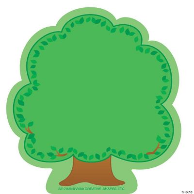 Creative Shapes Etc. - Mini Notepad - Tree/summer