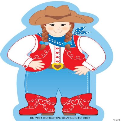 Creative Shapes Etc. Mini Notepad Cowgirl | Oriental Trading