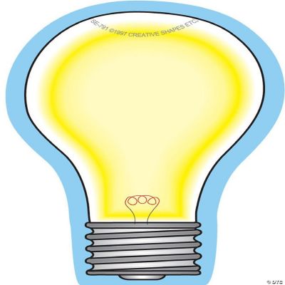 Creative Shapes Etc. - Mini Notepad - Light Bulb
