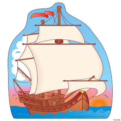 Creative Shapes Etc. - Large Notepad - Ship | Oriental Trading