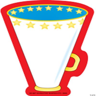 Creative Shapes Etc. - Mini Notepad - Megaphone