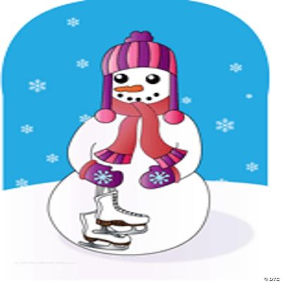 Creative Shapes Etc. - Large Notepad - Snow Woman | Oriental Trading