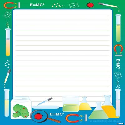 Creative Shapes Etc. - Large Notepad - Science Lab / Lined