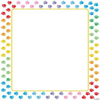 Creative Shapes Etc. - Designer Paper - Paw Print (50 Sheet Package)