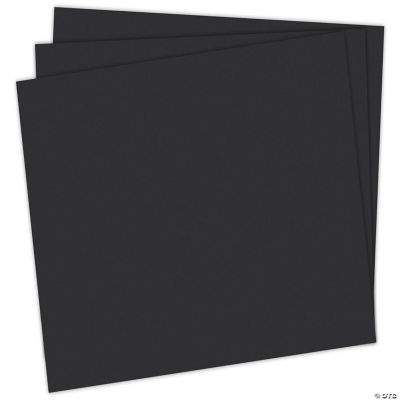 School Smart Railroad Board, 22 x 28 Inches, 4-Ply, Black, Pack of 25 ...