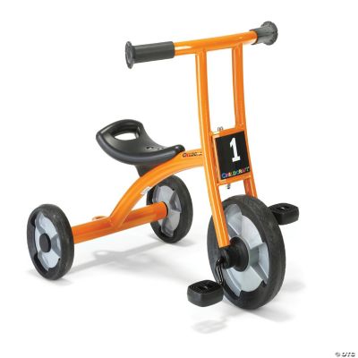 Childcraft Tricycle, 10 Inch Seat Height, Orange | Oriental Trading