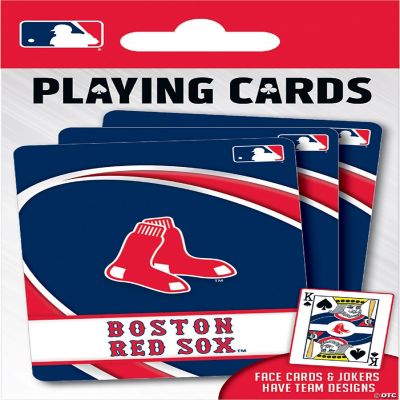 Officially Licensed MLB Boston Red Sox Playing Cards - 54 Card Deck ...